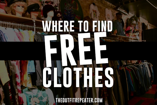 How To Thrift Free Clothes & Stuff | The Outfit Repeater