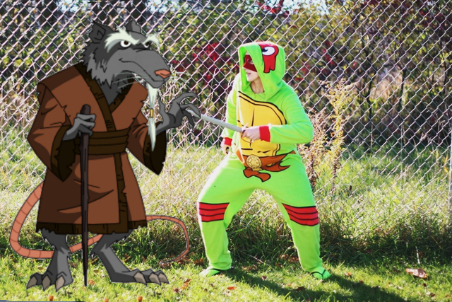 Lazy Girl Costume: Teenage Mutant Ninja Turtle - The Outfit Repeater