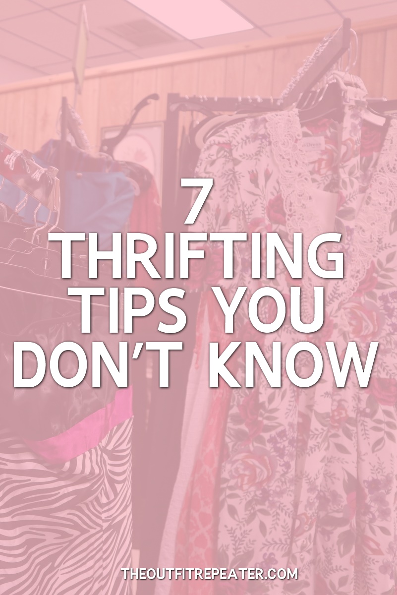 Lessons in Thrifting | The Outfit Repeater