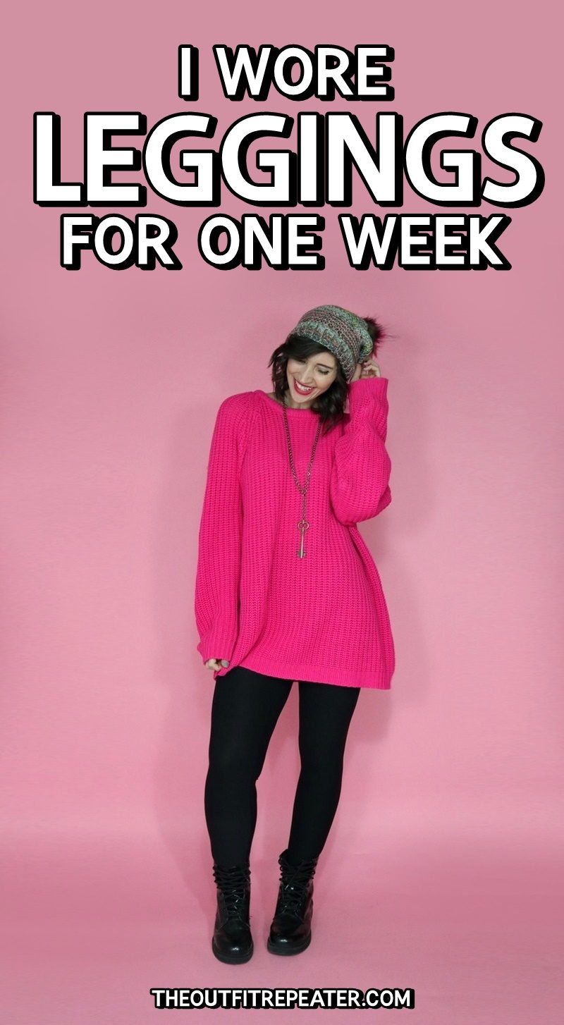 Leggings Outfits Challenge For One Week | The Outfit Repeater