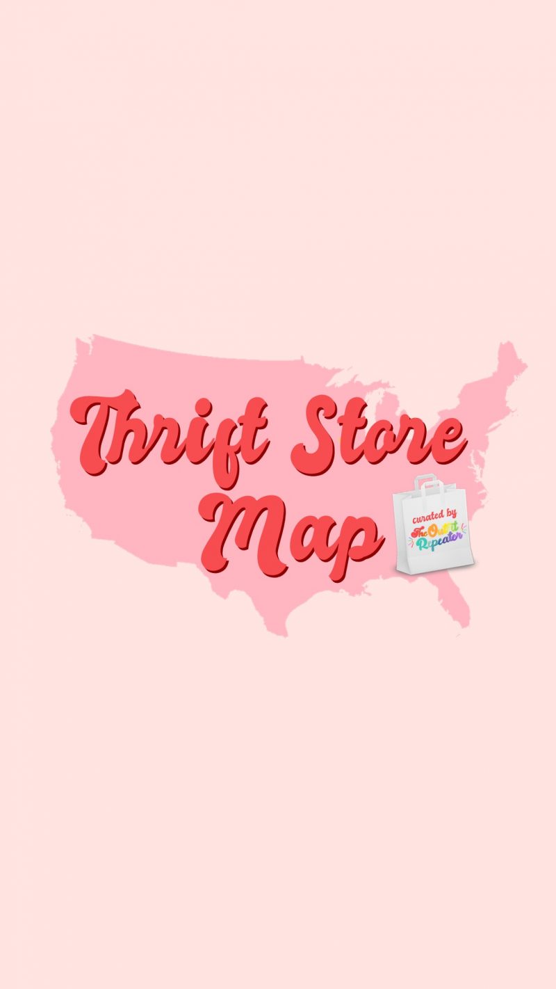 This Thrift Store Map Makes Shopping Better! | The Outfit Repeater