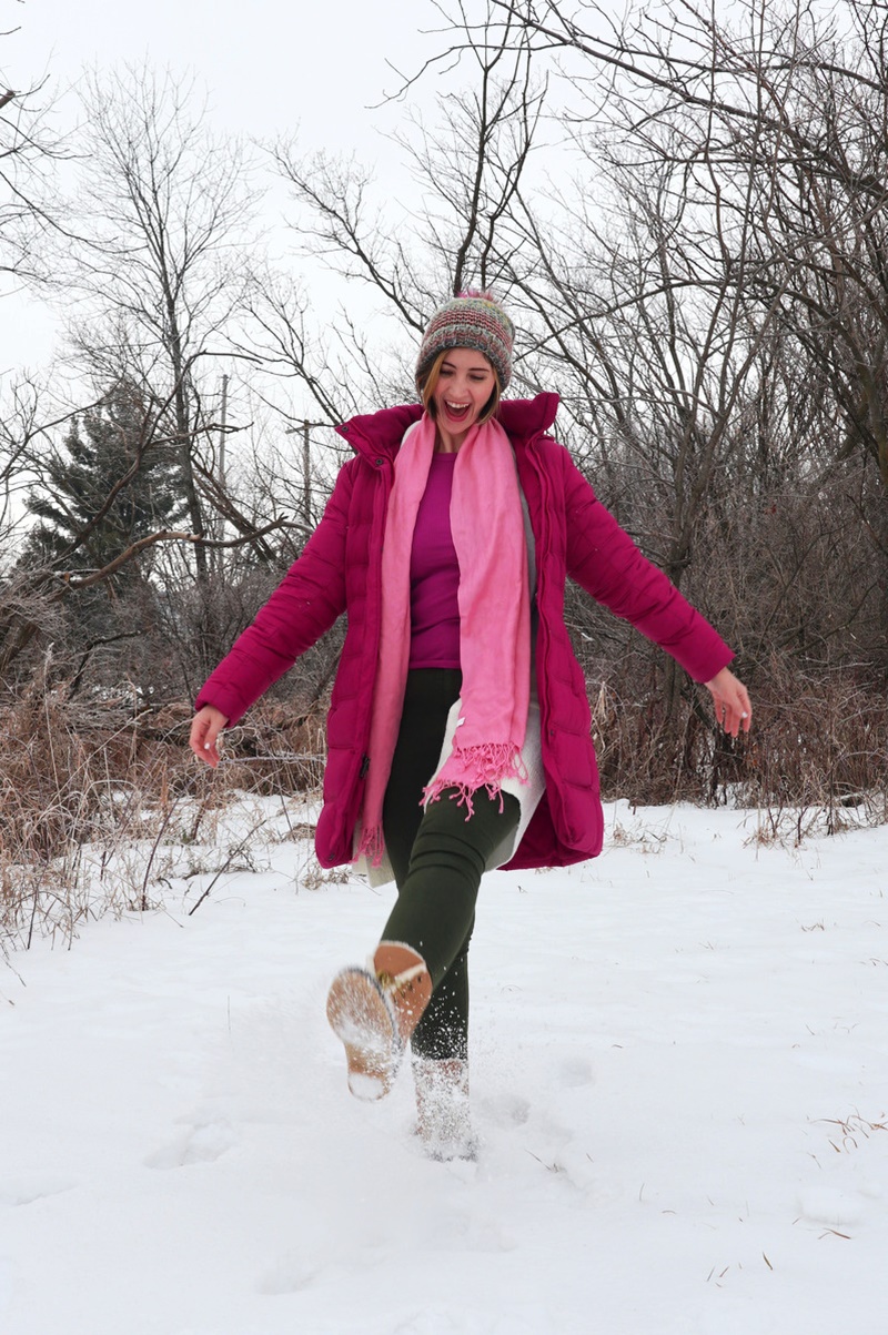 How I Dress Colorfully For Winter in Wisconsin - The Outfit Repeater
