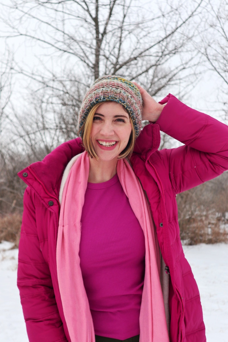 How I Dress Colorfully For Winter in Wisconsin - The Outfit Repeater