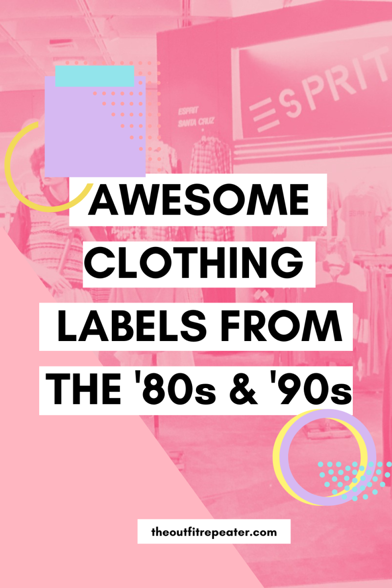 Clothing Labels I LOVE From The 1980s & 1990s - The Outfit Repeater