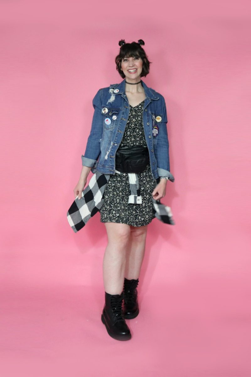 My Outfit for '90s Themed Drag Trivia Night | The Outfit Repeater