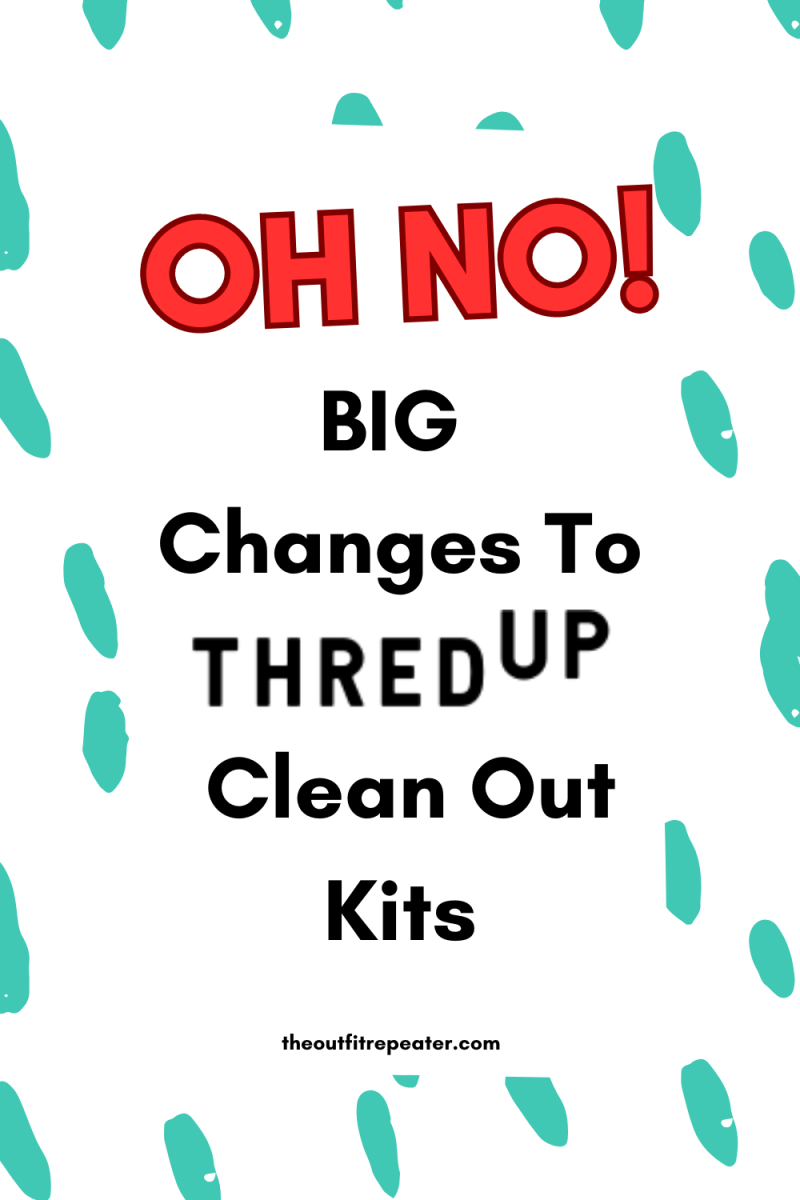 Uh Oh! ThredUp Just Made BIG Changes To Their Clean Out Kit Service ...