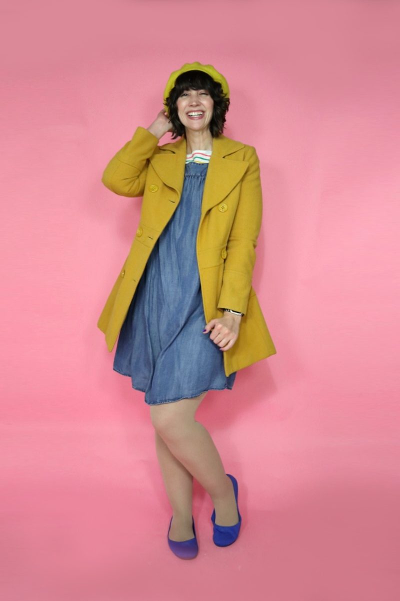3 Ways to Style a Denim Overall Dress (Without Looking Childish!) - The ...