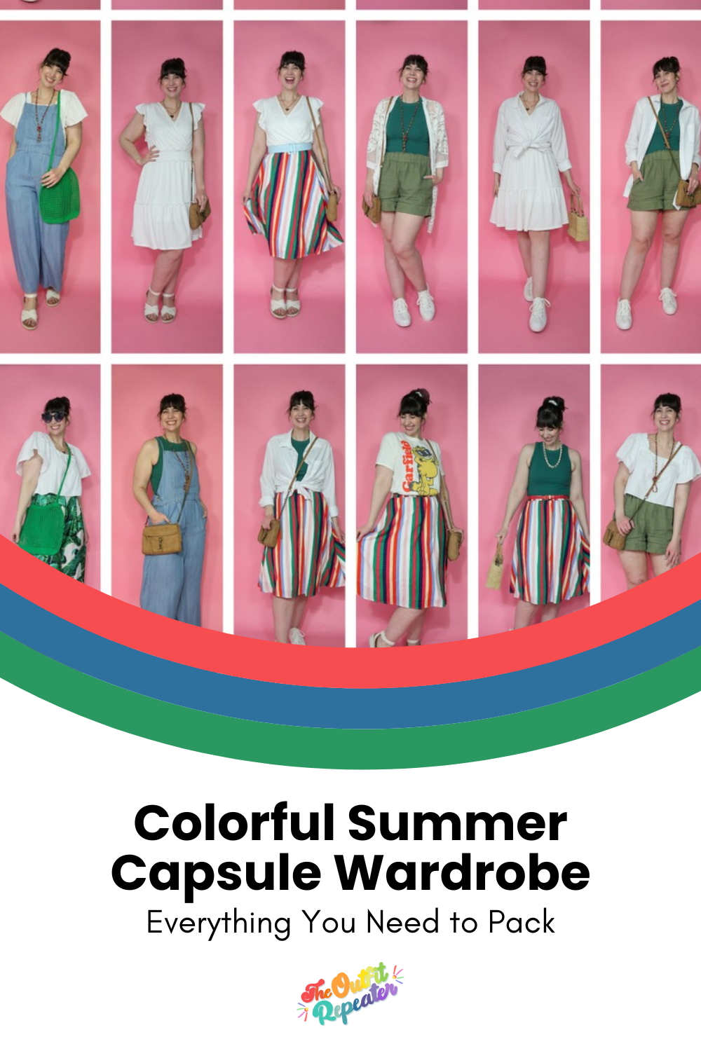 Your Essential Colorful Summer Capsule Wardrobe: Everything You Need to ...